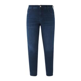 TRIANGLE Große Größen: Skinny Jeans aus Hyperflex-Denim, mit Shaping-Effekt, blue Denim, Gr.48