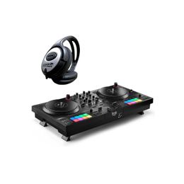 Hercules DJ Controller DJControl Inpulse T-7 2-Deck USB-DJ-Pult