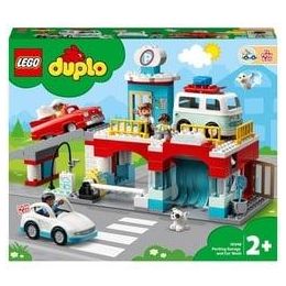 Lego Parkhaus mit Autowaschanlage