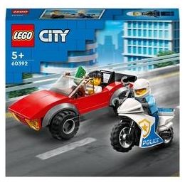 Lego Verfolgungsjagd mit dem Polizeimotorrad