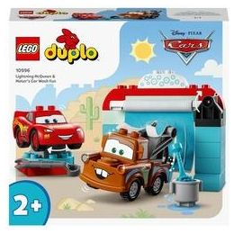 Lego Lightning McQueen und Mater in der Waschanlage