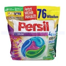 Henkel Waschmitteltabs Persil 4 in 1 Discs Color 76 WL praktische Flüssigtabs für eine einfache Dosierung