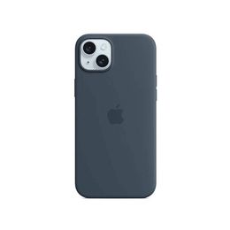 Apple Silikon Case mit MagSafe, Backcover, Apple, iPhone 15 Plus, Sturmblau