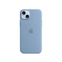 Apple Silikon Case mit MagSafe, Backcover, Apple, iPhone 15 Plus, Winterblau