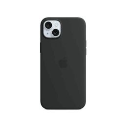 Apple Silikon Case mit MagSafe, Backcover, Apple, iPhone 15 Plus, Black
