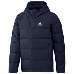 Adidas - Helionic Hooded Jacket - Daunenjacke Gr L blau