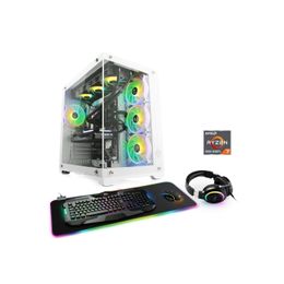 CSL Aqueon A78349 Extreme Edition Gaming-PC (AMD Ryzen 7 7800X3D, GeForce RTX 4090, 32 GB RAM, 2000 GB SSD, Wasserkühlung), weiß