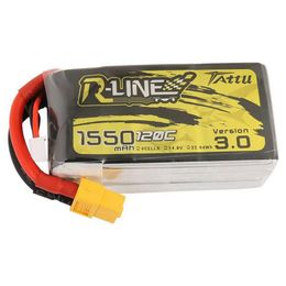 Tattu 14.8 V 1550 mAh 120C LiPo-Akku XT-60 Akku