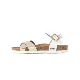 Bayton Sandale Damen Gr&ouml;&szlig;e 39 gold / schwarz / wei&szlig;