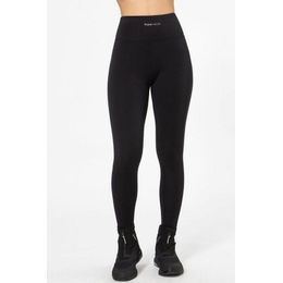 super.natural Funktionstights Merino Tight W COMFY HIGH RISE TIGHT funktioneller Merino-Materialmix