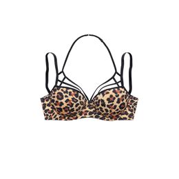 Petite Fleur Gold By Lascana BH Damen Gr&ouml;&szlig;e 95 rostbraun / cappuccino / schwarz