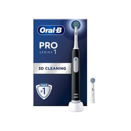 Oral-B Elektrische Zahnbürste Pro1 Black + Extra Brush Head