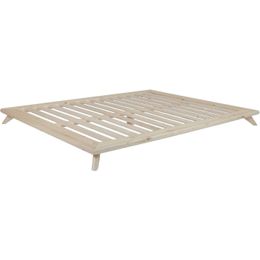 Karup Design Massivholzbett Senza, beige