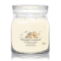 yankee candle Soft Wool & Amber Signature Duftkerze 368 g