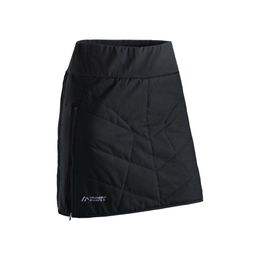 Maier Sports Sweatrock Skjoma Skirt W Damen Überrock, atmungsaktiv und windabweisend, elastischer Bund, schwarz