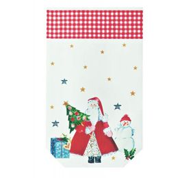 10 x Klarsichtbeutel "Weihnachten Mittel" 145 x 235 mm
