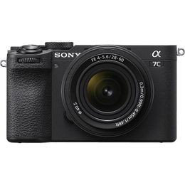 Sony Alpha 7C II Kit (ILCE-7CM2L) Vollformat Kamera mit Objektiv 28 - 60 mm, 7,5 cm Display Touchscreen, WLAN