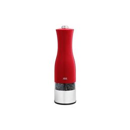 Tchibo Elektrische Salz-und-Pfeffermühle mit Beleuchtung - Rot - Edelstahl
