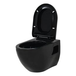 DOTMALL Tiefspül-WC wandmontierte Toilette aus Sanitärkeramik