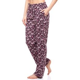 Merry Style Pyjamashorts Damen Schlafanzughose Lang MPP-001 (1-tlg) mit Taschen