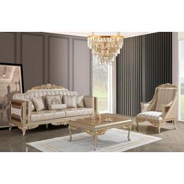 JVmoebel Wohnzimmer-Set Sofagarnitur 31 Sitzer Couchtisch Wohnzimmer Modern Neu Luxus