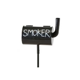 Spetebo Aschenbecher Metall Aschenbecher SMOKER mit Erdspieß
