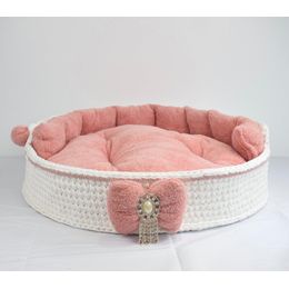 Baby Fancyroom Tierkorb Hundekorb Katzenkorb Häkelkorb Tierbett Hundebett Katzenbett