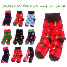 Martinex Socken 1 Paar Socken lustige Strümpfe Damen Herren Kinder Weihnachtssocken für die ganze Familie 27 30 34 35 38 39 42 43 46