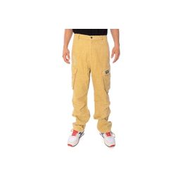 Karl Kani Stoffhose Karl Kani Retro Corduroy Cargo Pant Hose Herren sand