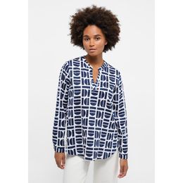 Eterna Longbluse &raquo;LOOSE FIT&laquo; navy 38 38 Satingewebe