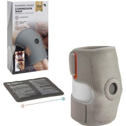 Sharper Image Bandage Multifunktionaler Kompressionswickel (Packung), mit Kalt-Warm-Gel-Pack, grau