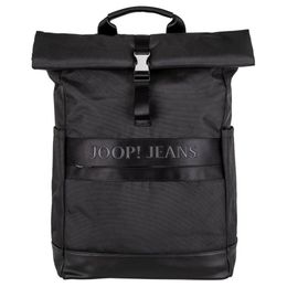 JOOP! Joop Jeans Cityrucksack modica jaron backpack lvf, mit gepolstertem Rücken, schwarz