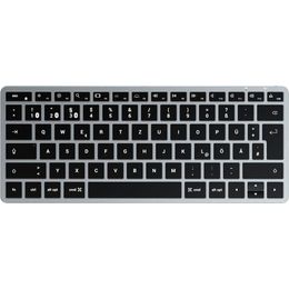 Satechi Slim X1 Bluetooth Keyboard-DE (German) Tastatur, grau