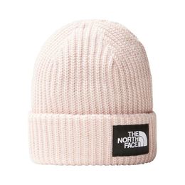 The North Face Beanie KIDS SALTY DOG LINED BEANIE mit Logo-Label, rosa