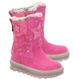 Superfit - Stiefel FLAVIA - STAR gefüttert in pink/grau, Gr.27