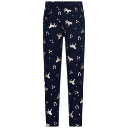 SALT & PEPPER Salt & Pepper - Thermo-Leggings SHINY HORSES in navy, Gr.98