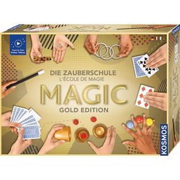 Kosmos Die Zauberschule Magic - Gold Edition DFI Zauberkasten, Mehrfarbig