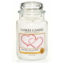 623g - Snow in Love - Housewarmer Duftkerze großes Glas - yankee candle