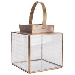 TrendLine Laterne Metall 15 x 14 cm gold