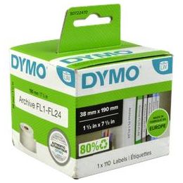 Dymo Etiketten 99018 weiß 38 x 190mm 1 x 110 St.