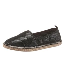 Citywalk Große Größen: CITY WALK Espadrille, schwarz, Gr.36