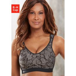 Anita active Große Größen: Sport-BH, grau-braun, Gr.85B