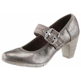 Große Größen: s.Oliver RED LABEL Spangenpumps, taupe, Gr.42