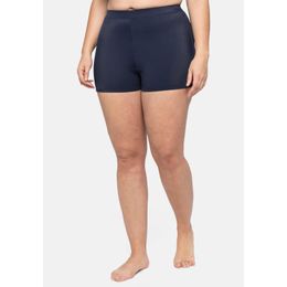 sheego Große Größen: Badeshorts mit Shape-Effekt, elastisch, marine, Gr.52