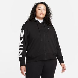 Nike Sportswear Große Größen: Kapuzensweatjacke, schwarz-weiß, Gr.56/58