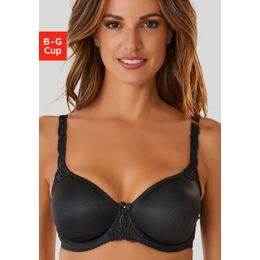 Lascana Große Größen: Minimizer-BH, schwarz, Gr.80G