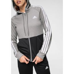 adidas Performance Große Größen: Trainingsanzug, grau, Gr.M