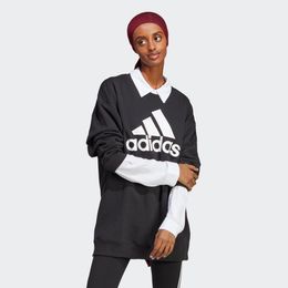 adidas Sportswear Große Größen: Sweatshirt, schwarz-weiß, Gr.L
