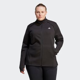 adidas Performance Große Größen: Trainingsjacke, schwarz, Gr.48/50