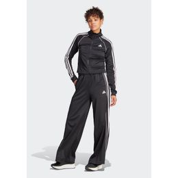 adidas Sportswear Große Größen: Trainingsanzug, schwarz-weiß, Gr.L